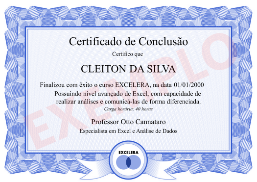 EXCELERA – O Máximo do Excel no Menor Tempo